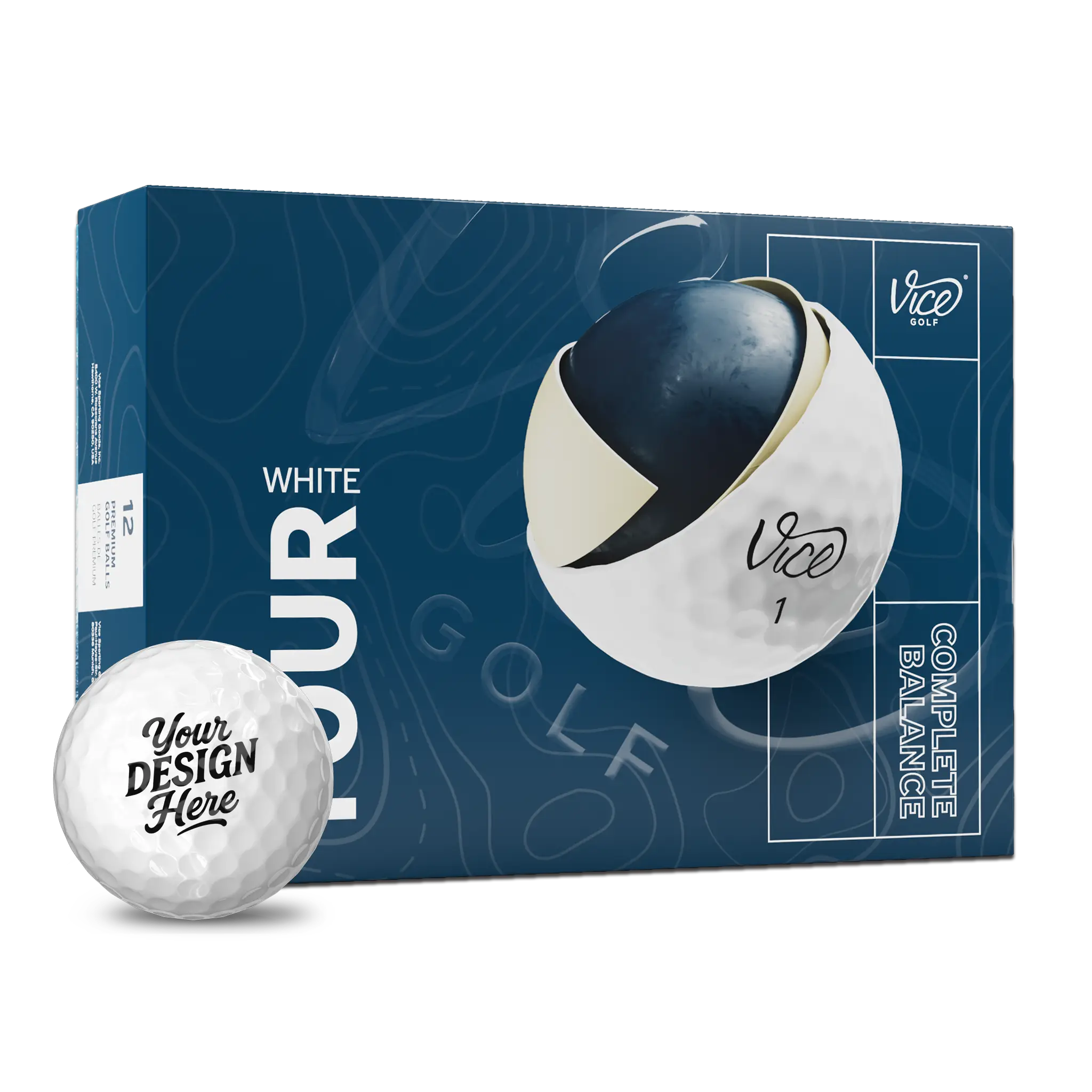 Custom Vice Tour Golf Balls – Golf Swag