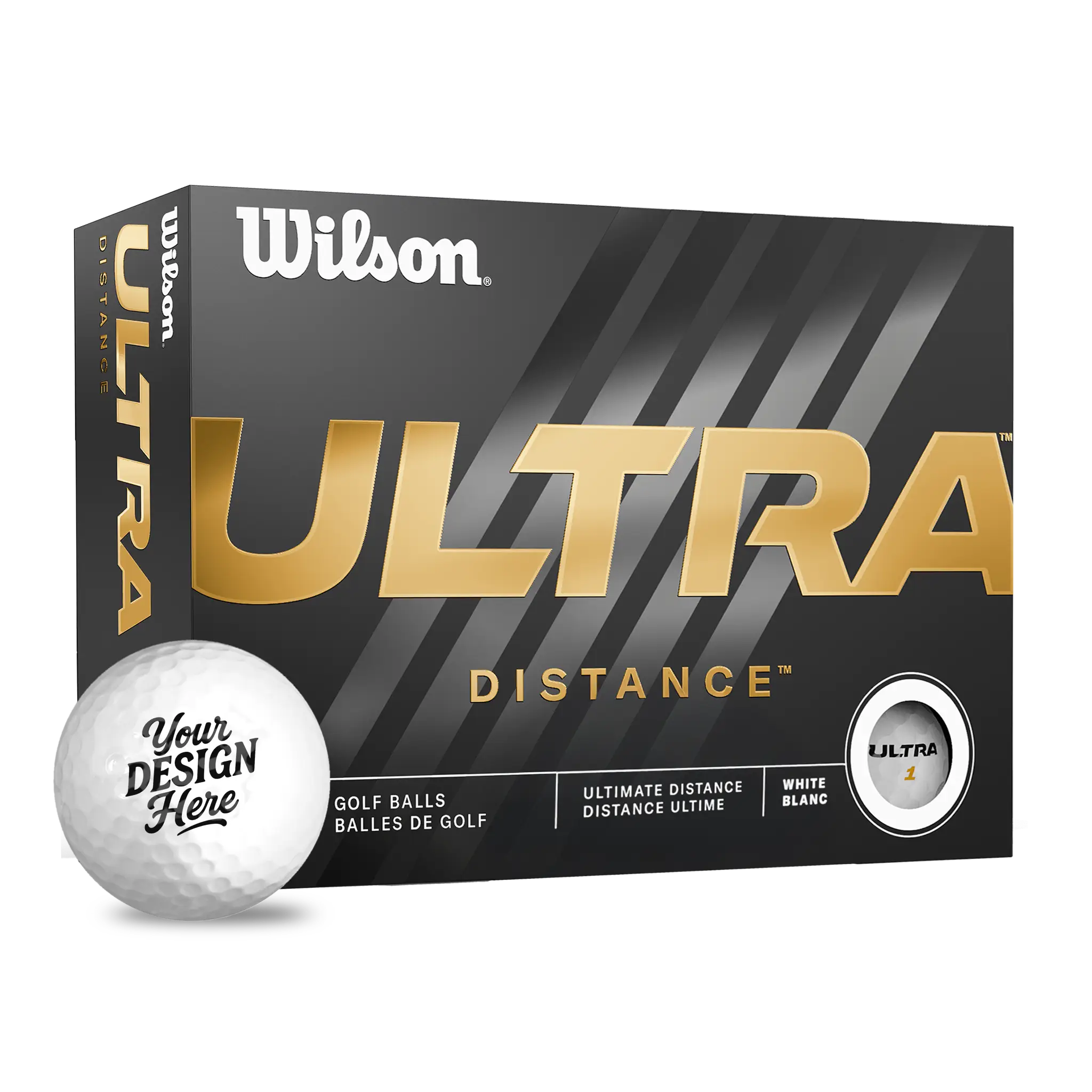 Custom Wilson Ultra Distance Golf Balls – Golf Swag